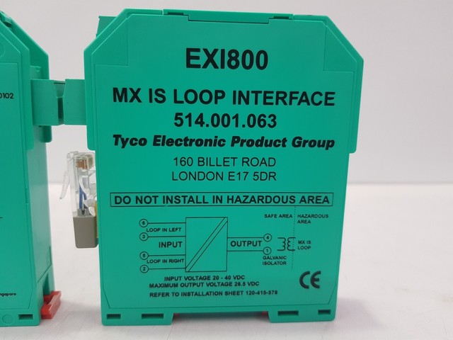 PEPPERL FUCHS KFD0-CS-EX.54 Y207411 EXI800 MX IS LOOP INTERFACE 514.001 ...