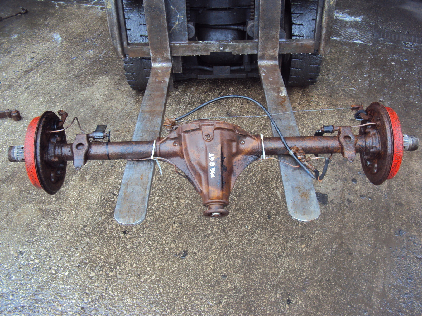 Morgan / MG MGB GT Salisbury Rear Axle 1960-1970 With Knock Off Spline ...