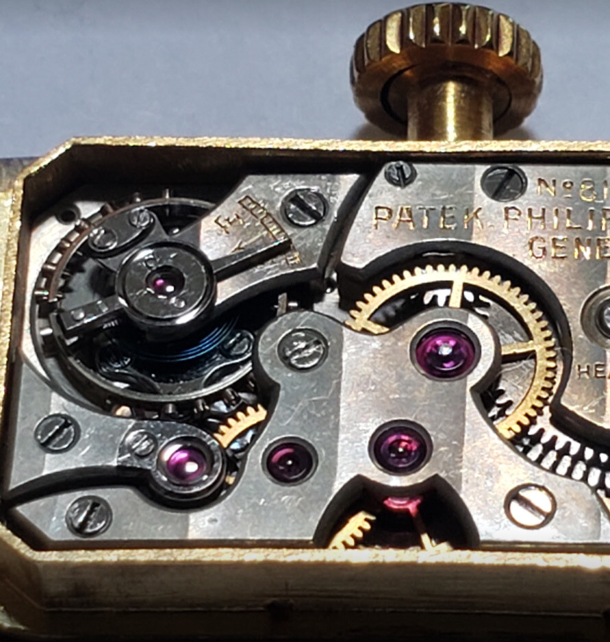 Cartier Patek Philippe Collab Vintage Curvex Tank Art Deco Watch | eBay