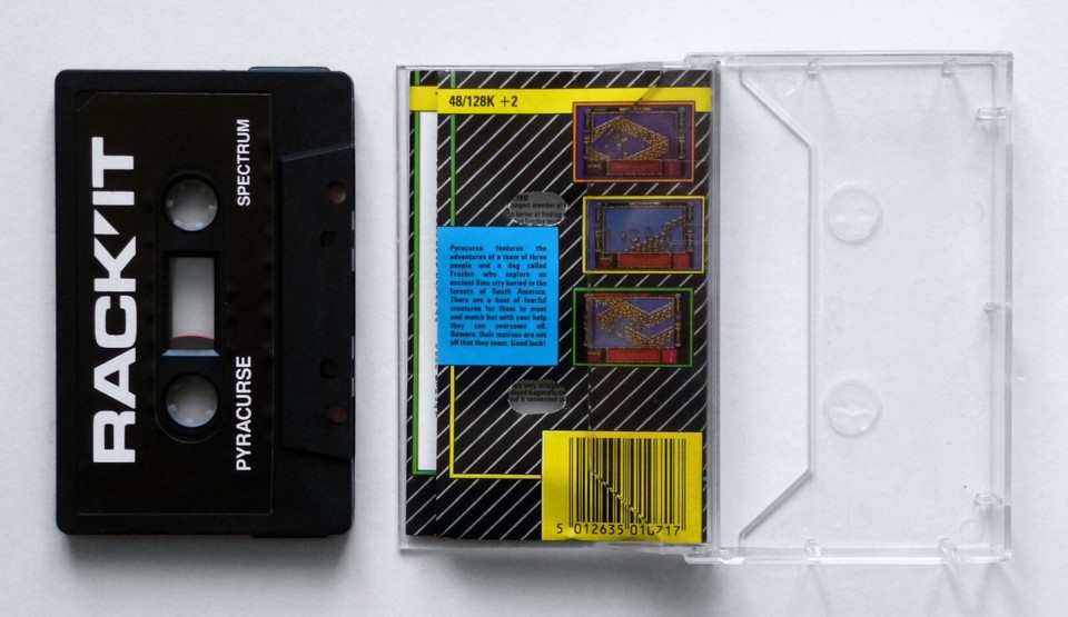 Pyracurse- Sinclair ZX Spectrum 48K/128K Cassette Game 1988 by Rack It ...