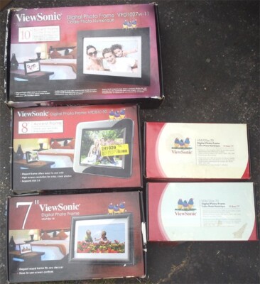 5x Viewsonic picturerB16 10" VFD1027-w-118"VFD810-50 7"VFA710W-10 7 ...