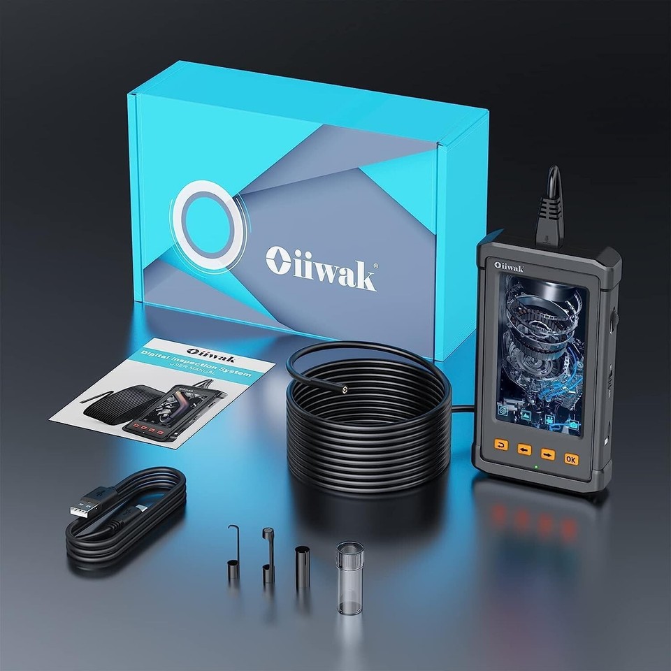 Industrial Endoscope Borescope Camera for Pipe Sewer Drain Plumbing ...