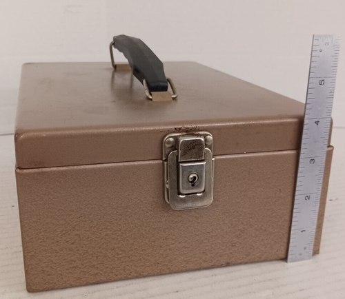 Rockaway Metal Lock Box Portable Check File Case Steel Storage No Key ...