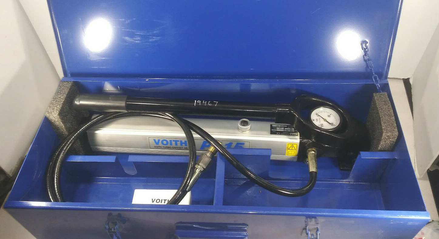 1 NOVA BOMBA MANUAL HIDRÁULICA VOITH P115 DE DOIS ESTÁGIOS COM PONTA DE ...