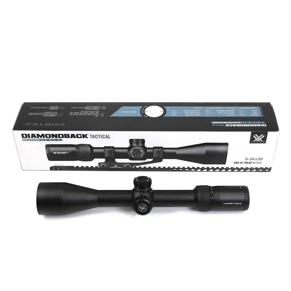 Vortex Diamondback Tactical 6-24x50 FFP MRAD 30mm Rifle Scope - DBK ...