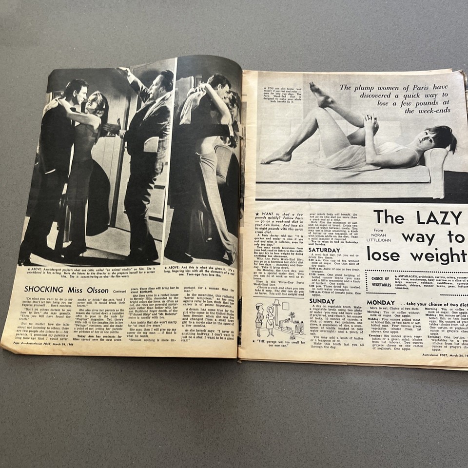 Ann Margaret, Britt Hagen, Elizabeth Taylor - Australasian Post ...