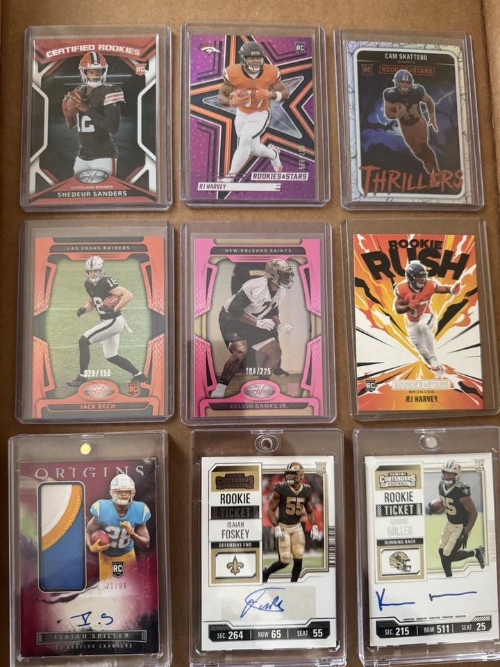 Football Auto Rookie Jersey Patch Lot (18) | eBay