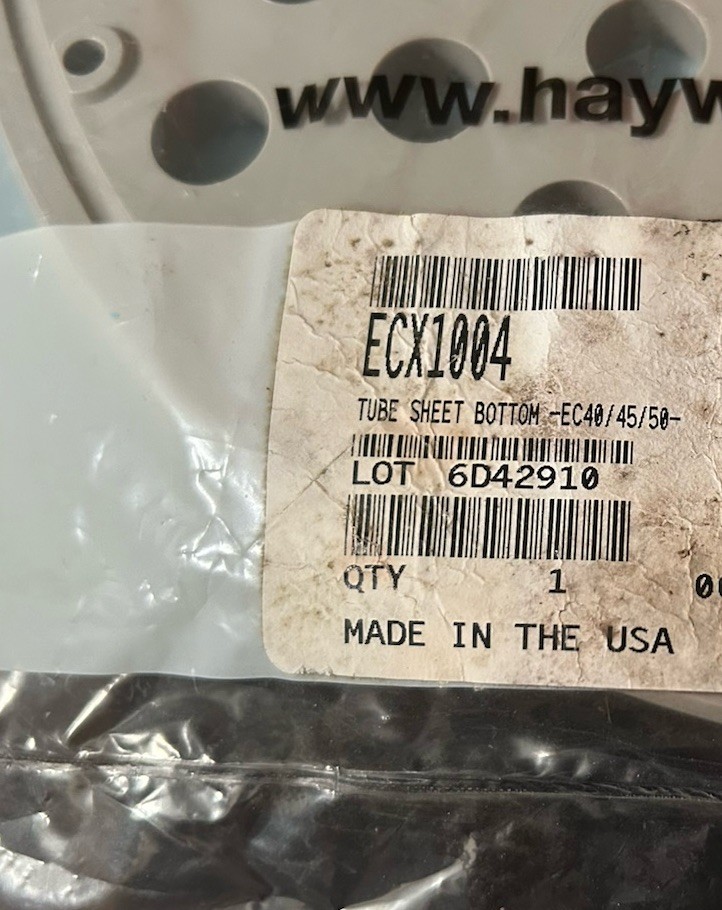 HAYWARD ECX1004 NEW GENUINE ORIGINAL OEM BOTTOM TUBE SHEET | eBay