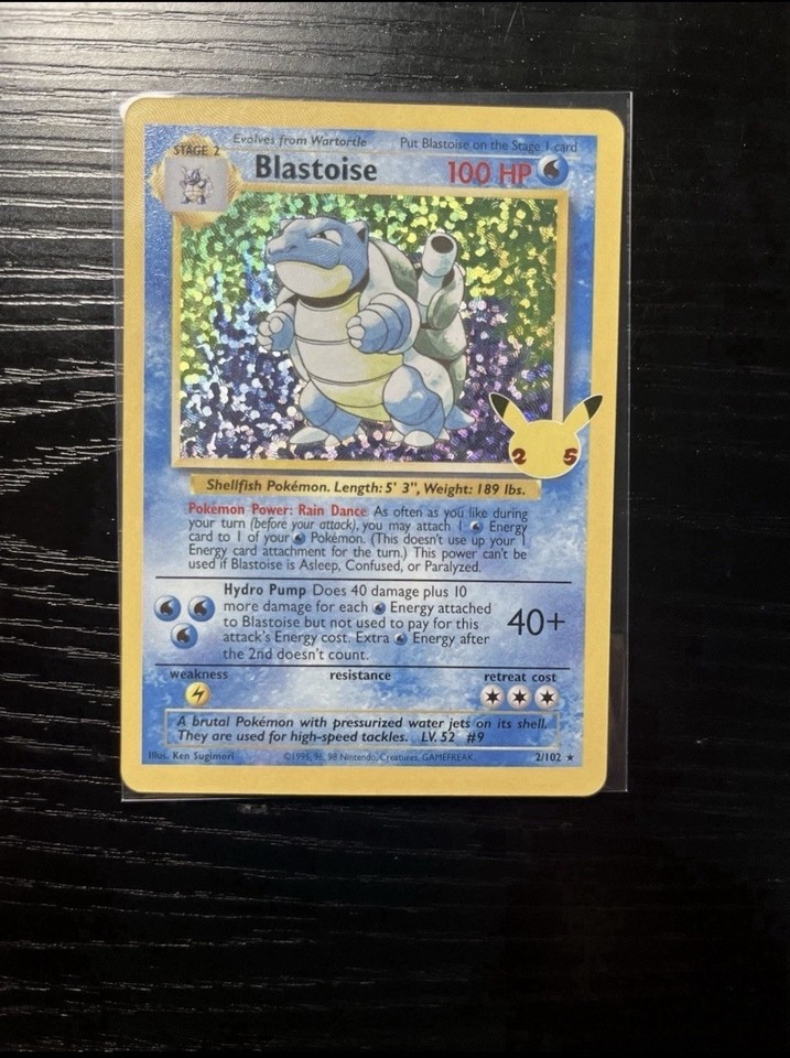 Pokémon TCG Blastoise 2/102 Classic Collection, Near Mint/Mint (NM/M ...