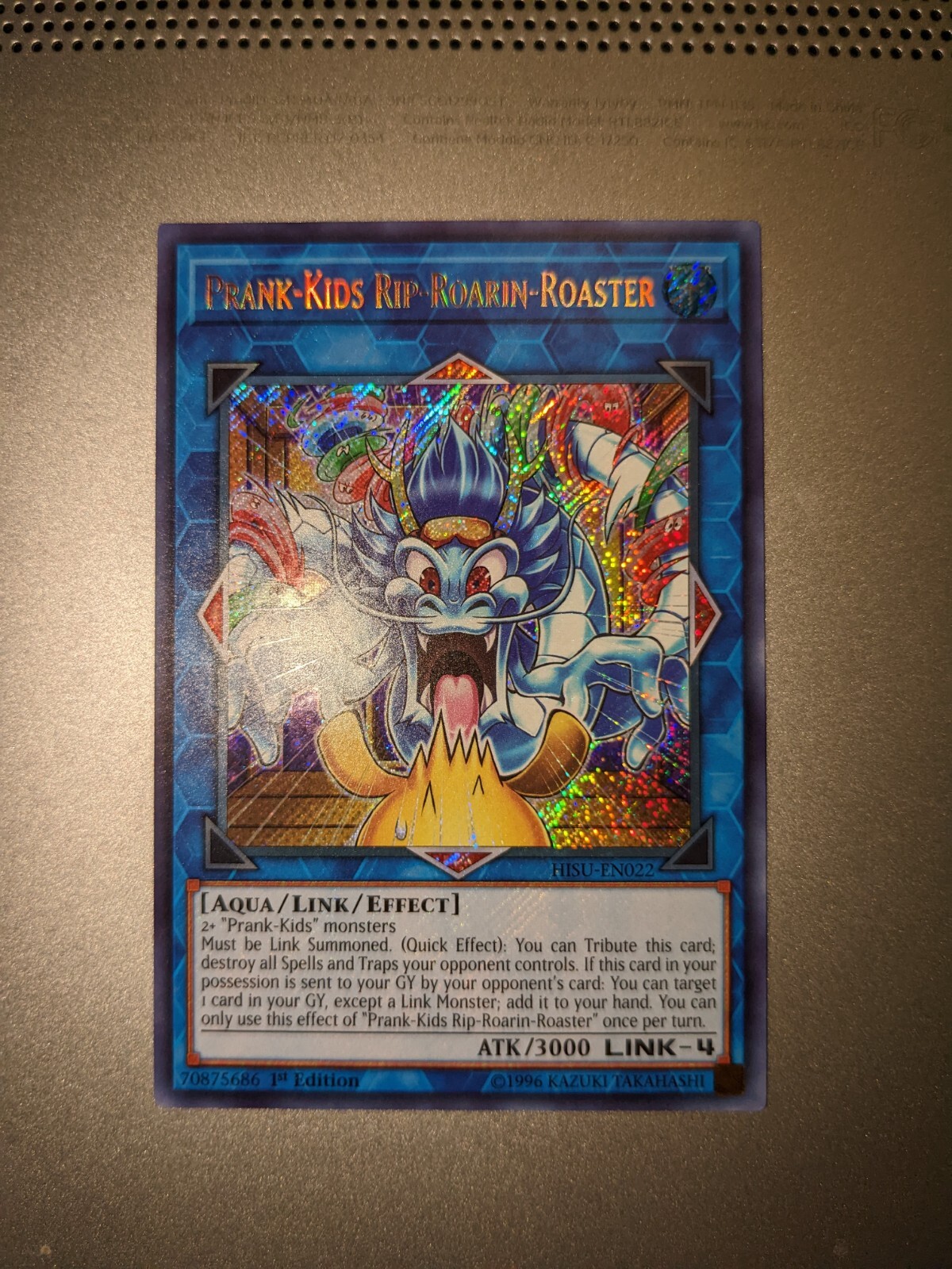 Yu-Gi-Oh! TCG Prank-Kids Rip-Roarin-Roaster Hidden Summoners HISU-EN022 ...