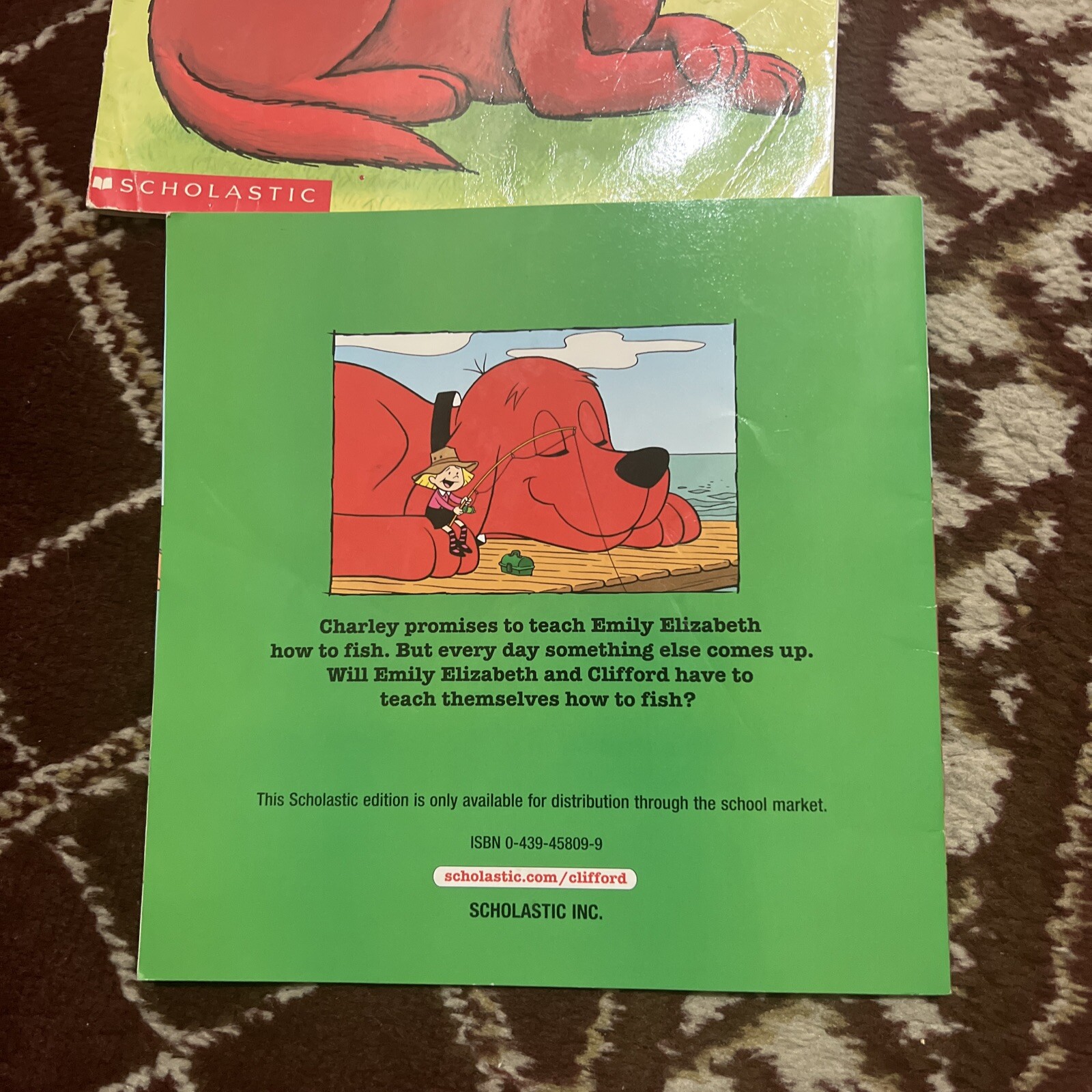 Clifford the Big Red Dog Big Red Dog Paperback Books Fishing Lessons ...