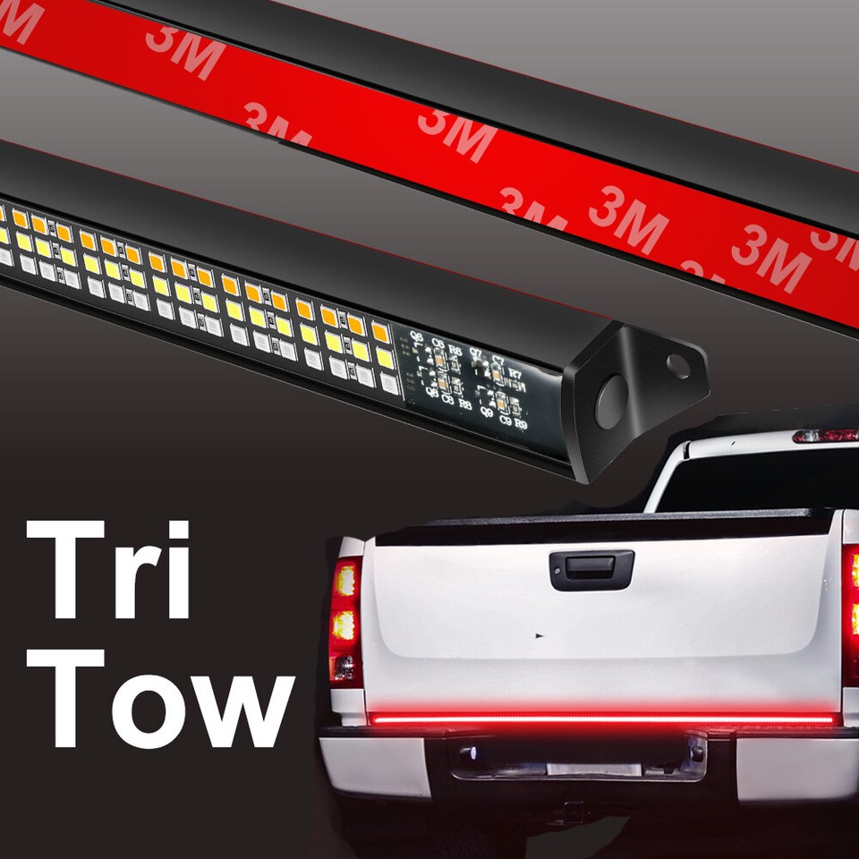 60" Rear Tailgate LED Strip Light Bar Reverse Brake Turn Signal Truck ...