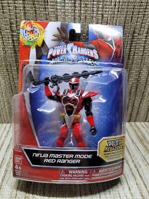 Power Rangers Ninja Steel NINJA MASTER MODE Red Ranger Action Figure | eBay