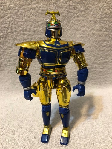 Vintage Bandai MMPR Action Figure Power Rangers 1997 Beeltborgs Gold ...