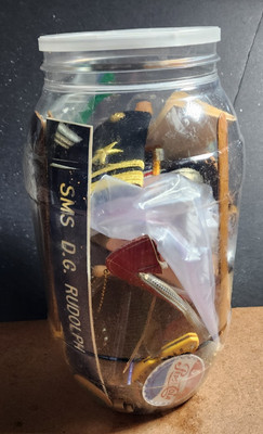 Big Junk Drawer / Junk Jar Lot - Pins, buttons, Patches, Jewelry ...