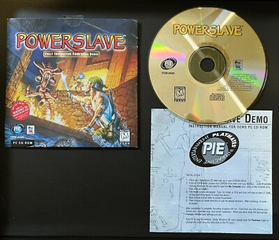 Powerslave - PC CD ROM - Fully Interactive 4 Level DEMO - Egypt Tombs ...