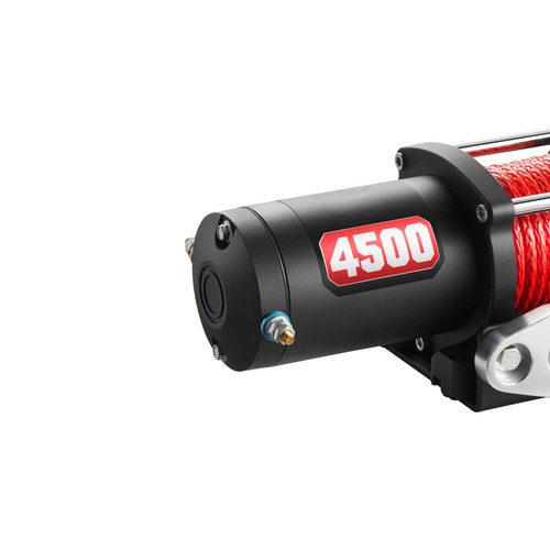Electric Winch 4500LBS 12V DC Synthetic Rope Towing Truck Ideal For UTV ...
