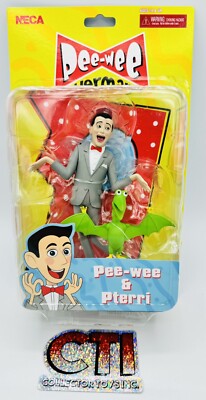 IN HAND - NEW NECA PEE-WEE HERMAN - PEE-WEE & PTERRI ACTION FIGURE ...