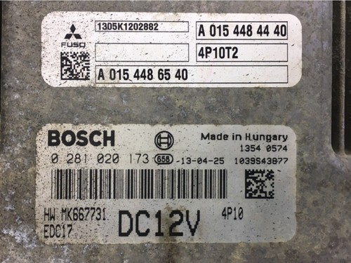 MITSUBISHI FUSO BOSCH ECM ECU 4P10 2015 ENGINE COMPUTER MK667731 ...