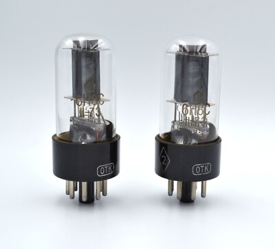 NEW 2pcs 6N8S MATCHED PAIR Same Date NEVZ Tube NOS 6SN7 ECC32 6SN7G ...