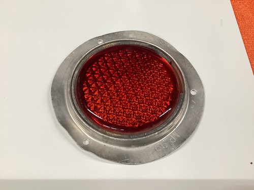 Vintage Original MP99 Red GLASS Reflector Car Truck Bus Van Travel ...