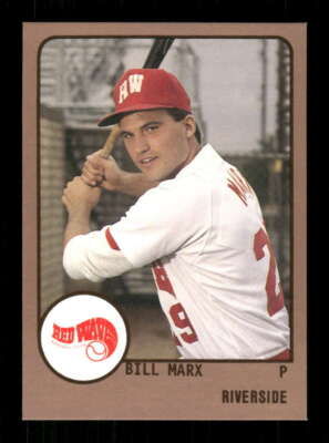 1988 ProCards Riverside Red Wave 1424 Bill Marx BXCP24 | eBay