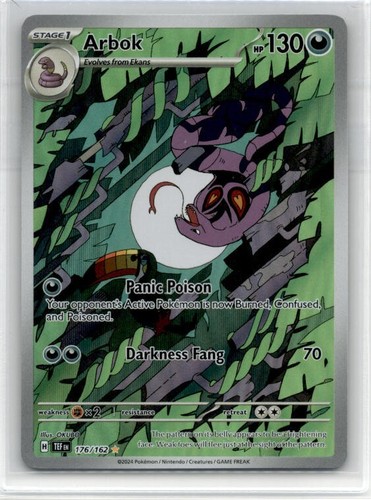 Pokemon Card - Arbok Temporal Forces 176/162 Illustration Rare | eBay