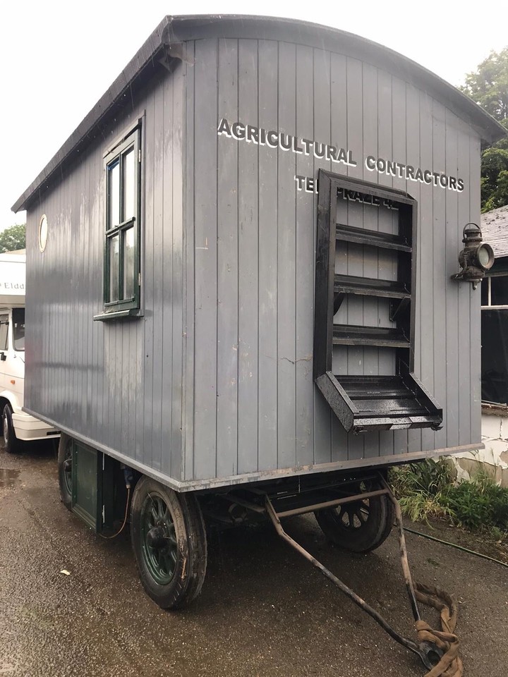 Shepherds Hut Steam Engine Trailer Gypsy Caravan. Garden Office. Air B ...