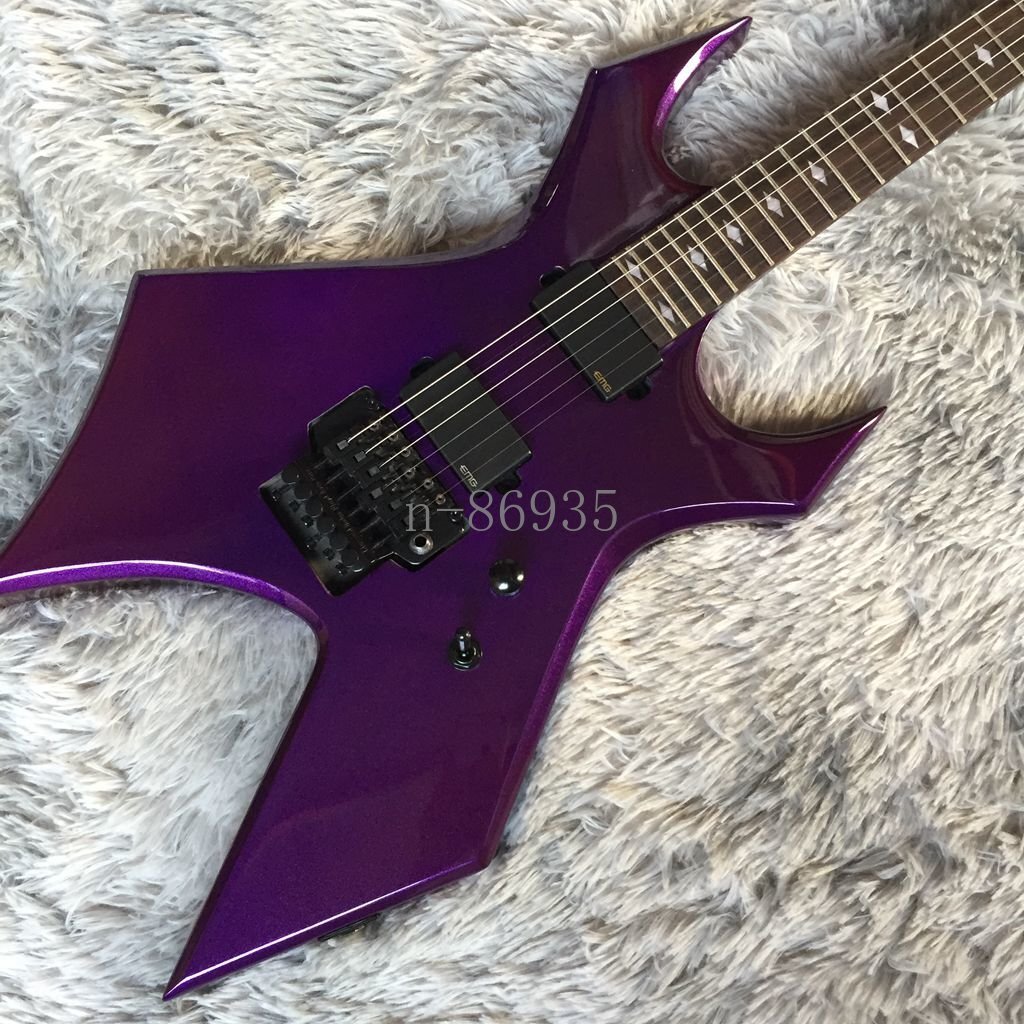 warlock Metallic Purple Electric Guitar FR Bridge Black Hardware ...