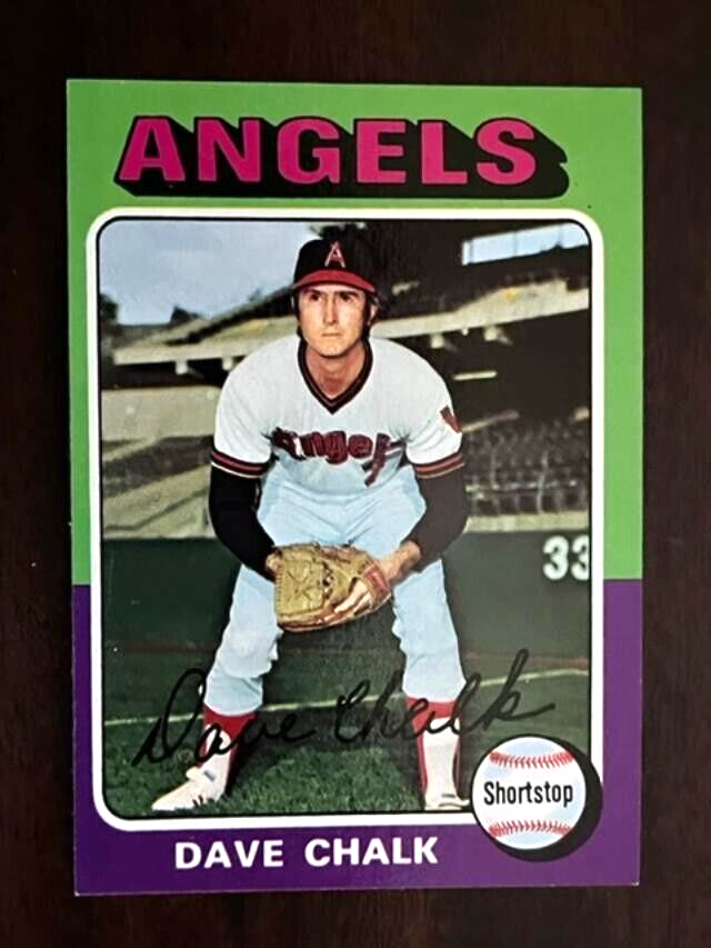 1975 TOPPS #64 DAVE CHALK ANGELS NM/MT SHIPS FREE IN NEW TOP LOADER | eBay