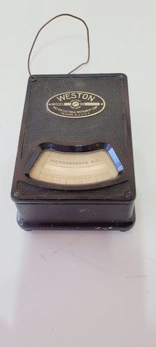 Vintage Antique Weston Co. Galvanometer Test Meter Model 440 No:10713 ...
