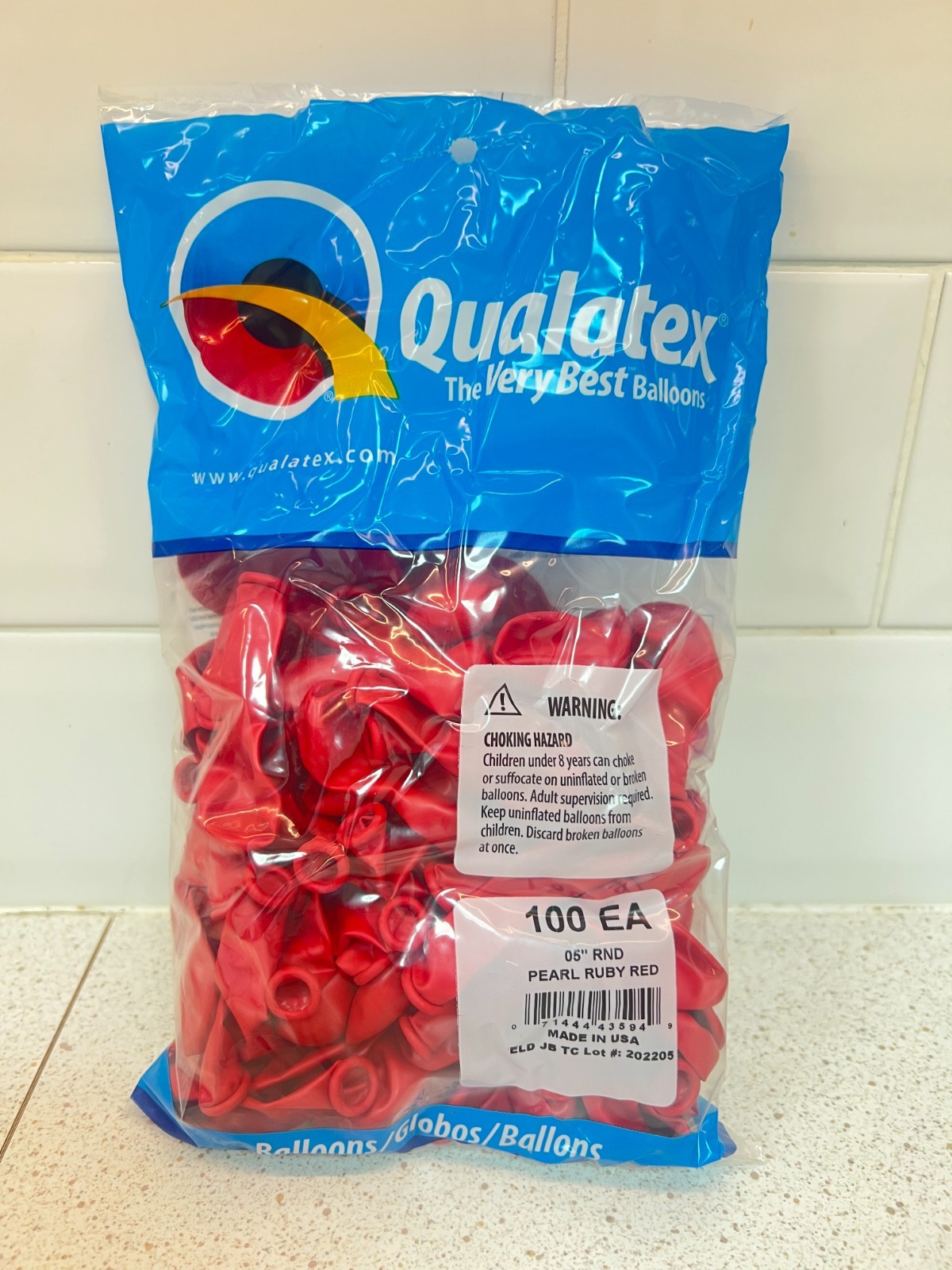 Pearl Ruby Red Latex Balloons: 5 inch Qualatex Decorator | eBay UK