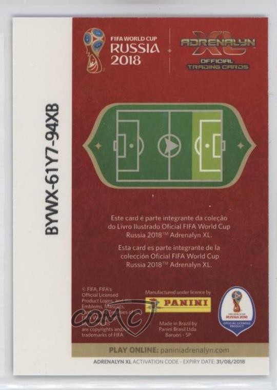 2018 Panini Adrenalyn XL Fifa World Cup Top Master Neymar Jr #464 | eBay