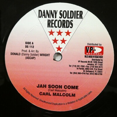 Carl Malcolm 12 " Jah ' How Soon 'Come Jamaïque 1997 Reggae VG #7083 | eBay