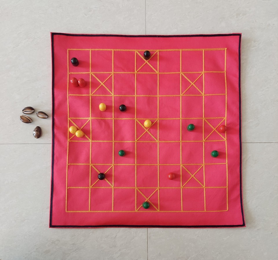 Traditional Chausar, Chopad, Parcheesi, Pachisi, Pagade, Thayam, Ludo ...