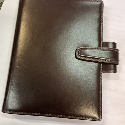Filofax Berkeley Pocket brown (EMPTY) - stiff leather - VINTAGE | eBay