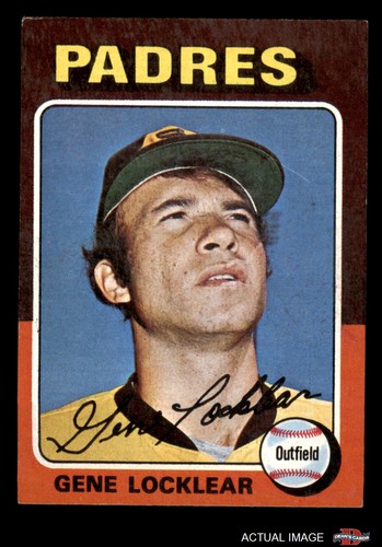 1975 Topps Mini #13 Gene Locklear Padres 2 - GOOD | eBay