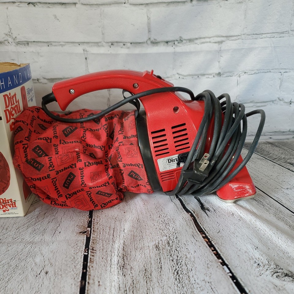 Dirt Devil by Royal Red Electric Hand Vac Handheld Vacuum Cleaner Model ...