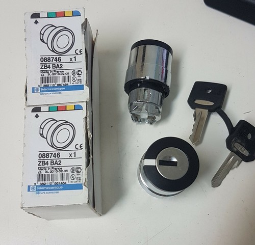Lot de 2 Schneider Electric ZB4BA2 088746 Tête de bouton-poussoir ...