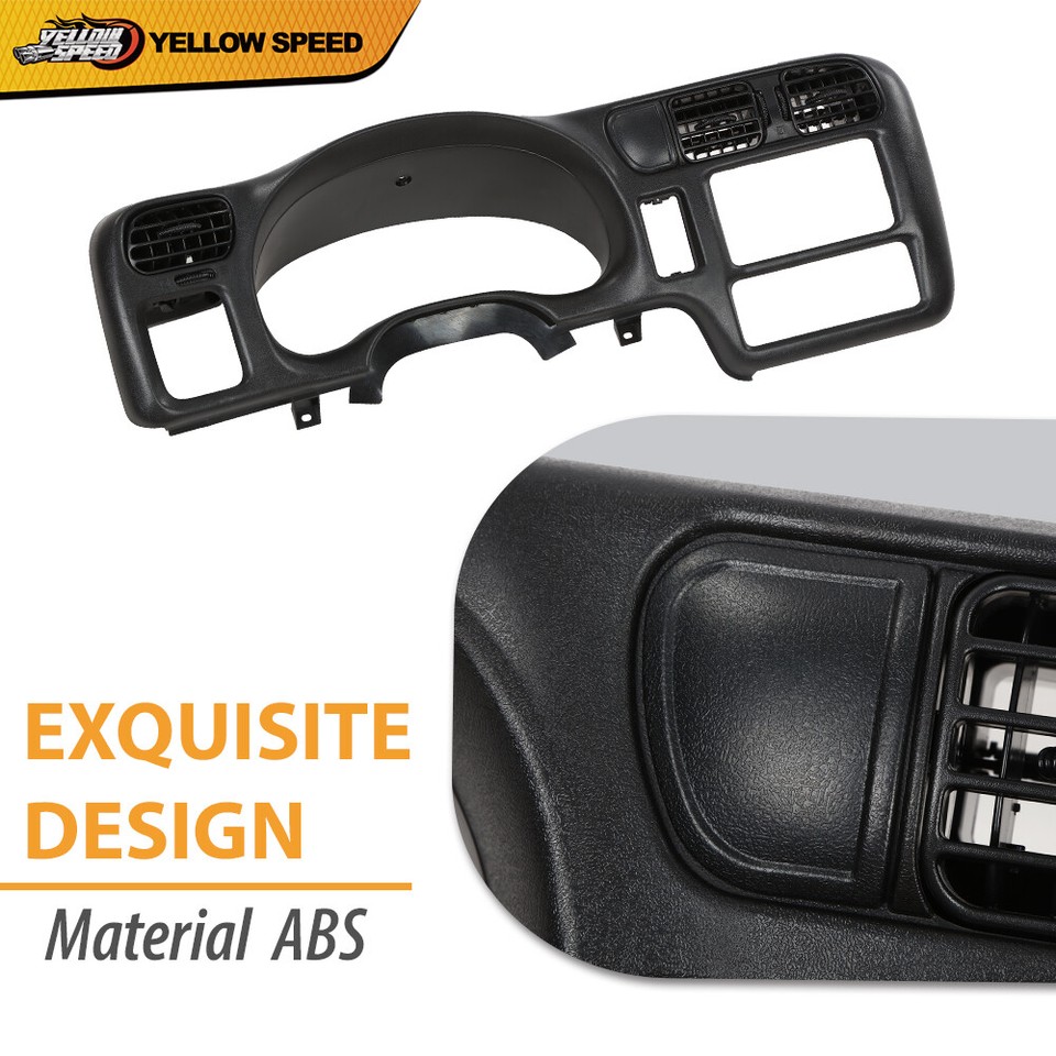 Dash Trim Bezel Cover Fit For 1998-2004 Chevy Blazer S10 GMC Jimmy ...