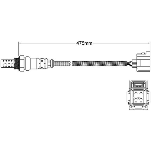 Pre-Cat o2 oxygen Sensor for Jeep Patriot 2.0 2.4 Petrol Front | eBay