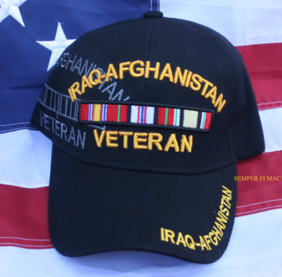 IRAQ AFGHANISTAN HAT CAP US ARMY MARINES NAVY AIR FORCE VETERAN IRAQI ...