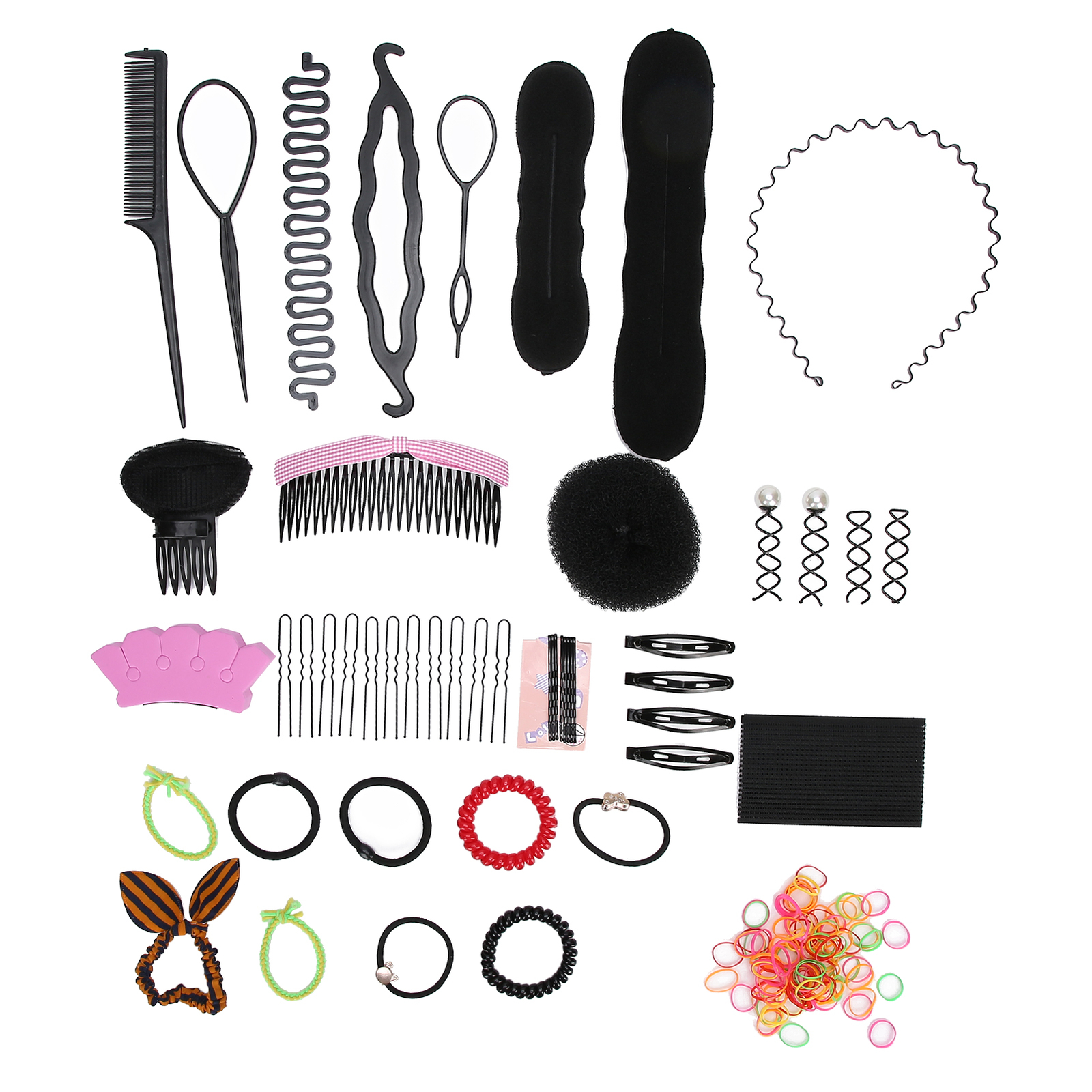 20x Hair Braiding Tool Set Styling Twists Plait Hairdressing Tool Hair ...