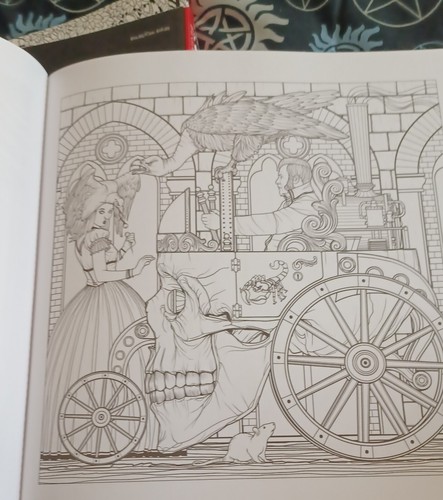 Mythogoria: Nightmare Cabaret : A Dazzling Horror Coloring Book by ...