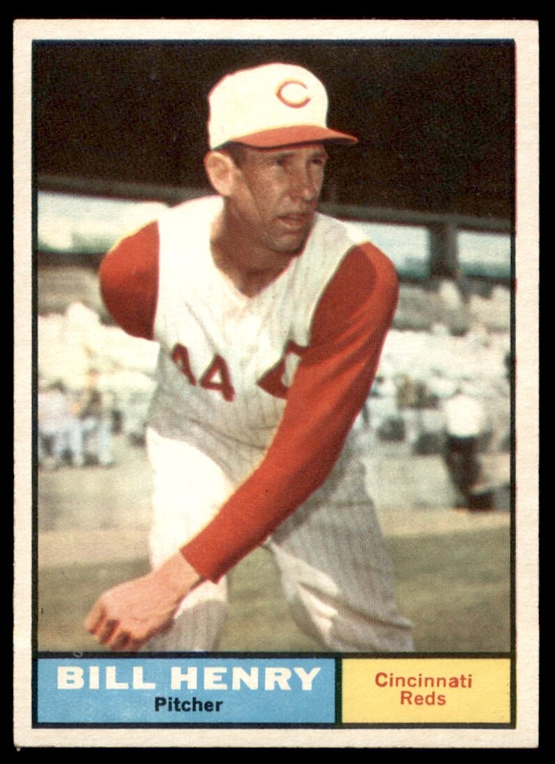 1961 Topps Baseball Bill Henry Cincinnati Reds #66 | eBay