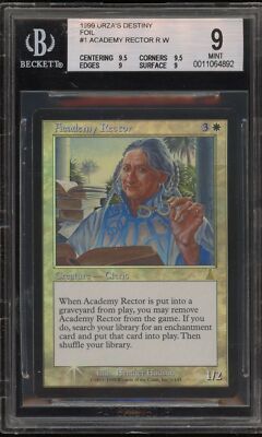 Magic the Gathering MTG Academy Rector Urza's Destiny Foil #1 BGS 9 ...