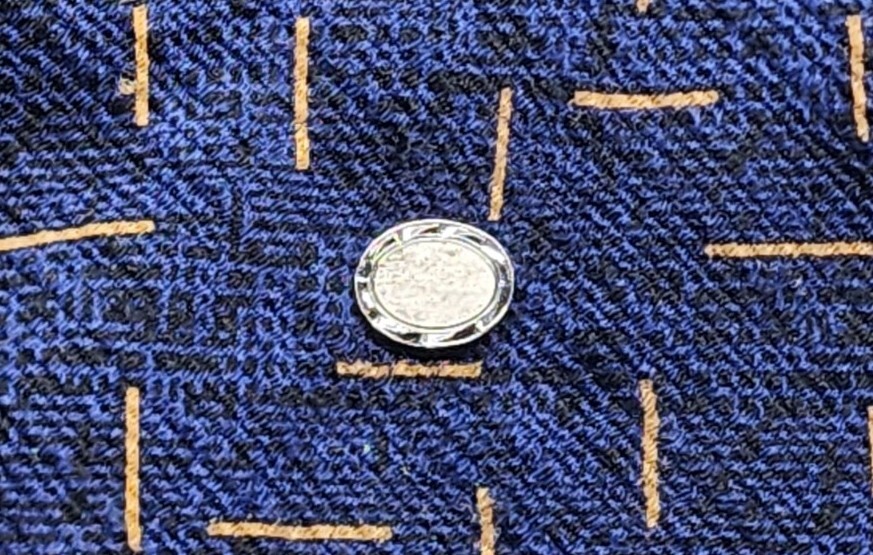 Vintage LAMODE STERLING SILVER Tie Tack Oval Hatch Marks | eBay