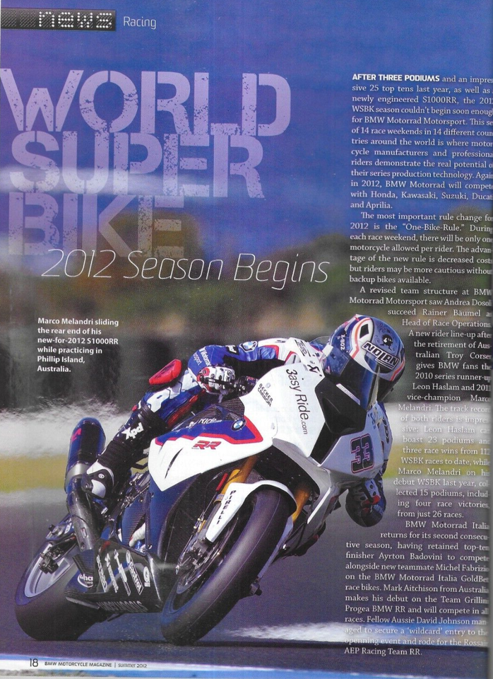 BMW Motorcycle Magazine Sertao C600 Sport Gear Special Dealer Expo HP2 ...