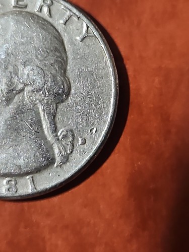1981 quarter Error filled D | eBay