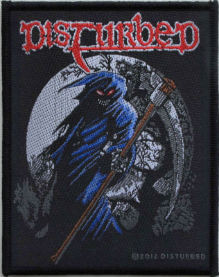DISTURBED Reaper Official 2012 Woven Sew-On Patch NEW | eBay